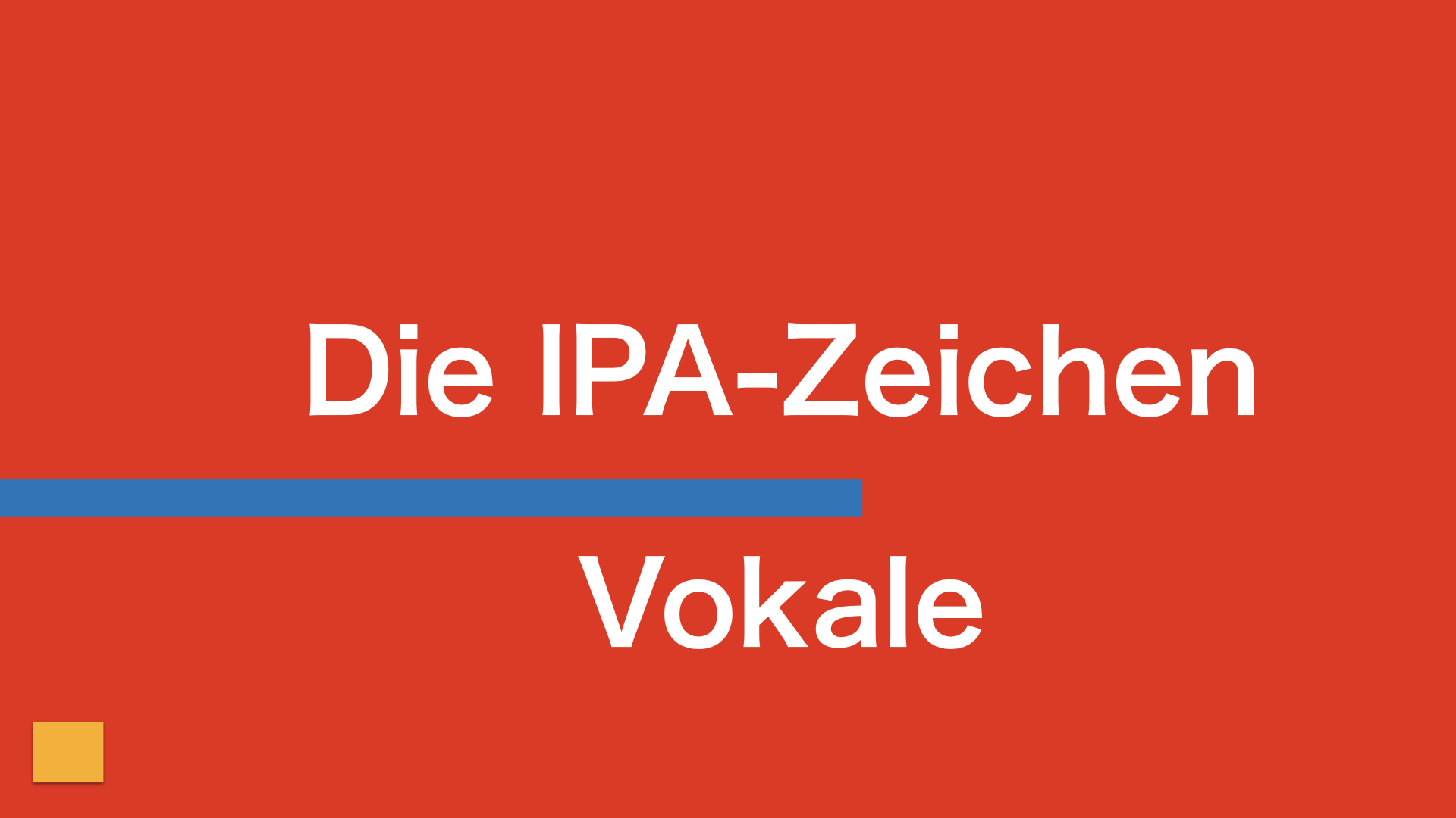 Die IPA-Zeichen | Aussprache und Sprechausdruck des Deutschen Annex