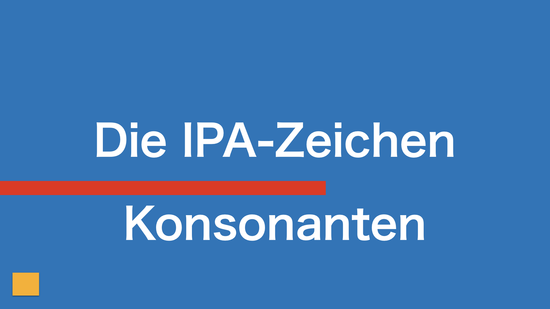 Die IPA-Zeichen | Aussprache und Sprechausdruck des Deutschen Annex